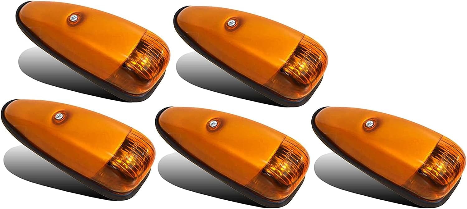 APSMOTIV 5-Pack Amber teardrop marker lights Kit Teardrop Style ...
