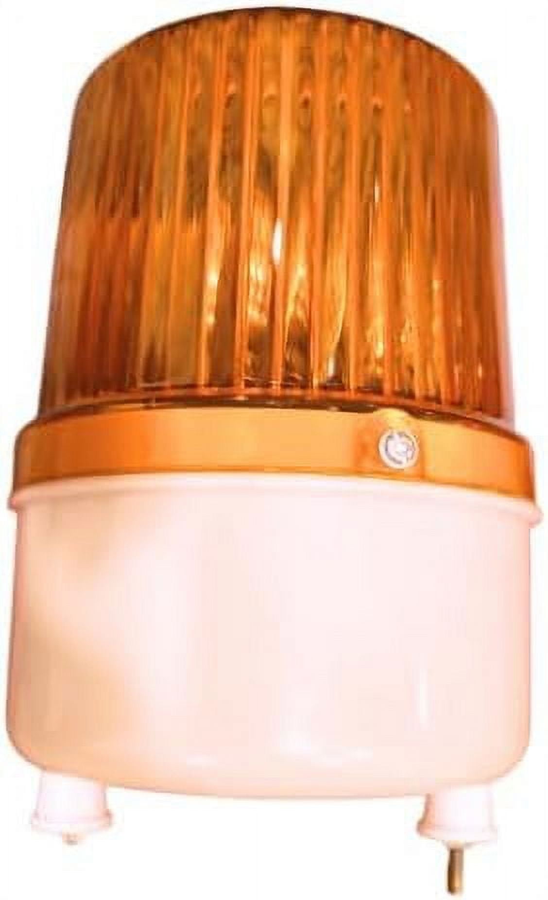 APSMOTIV Amber Rotating Beacon Strobe Light Safety Warning Flashing ...