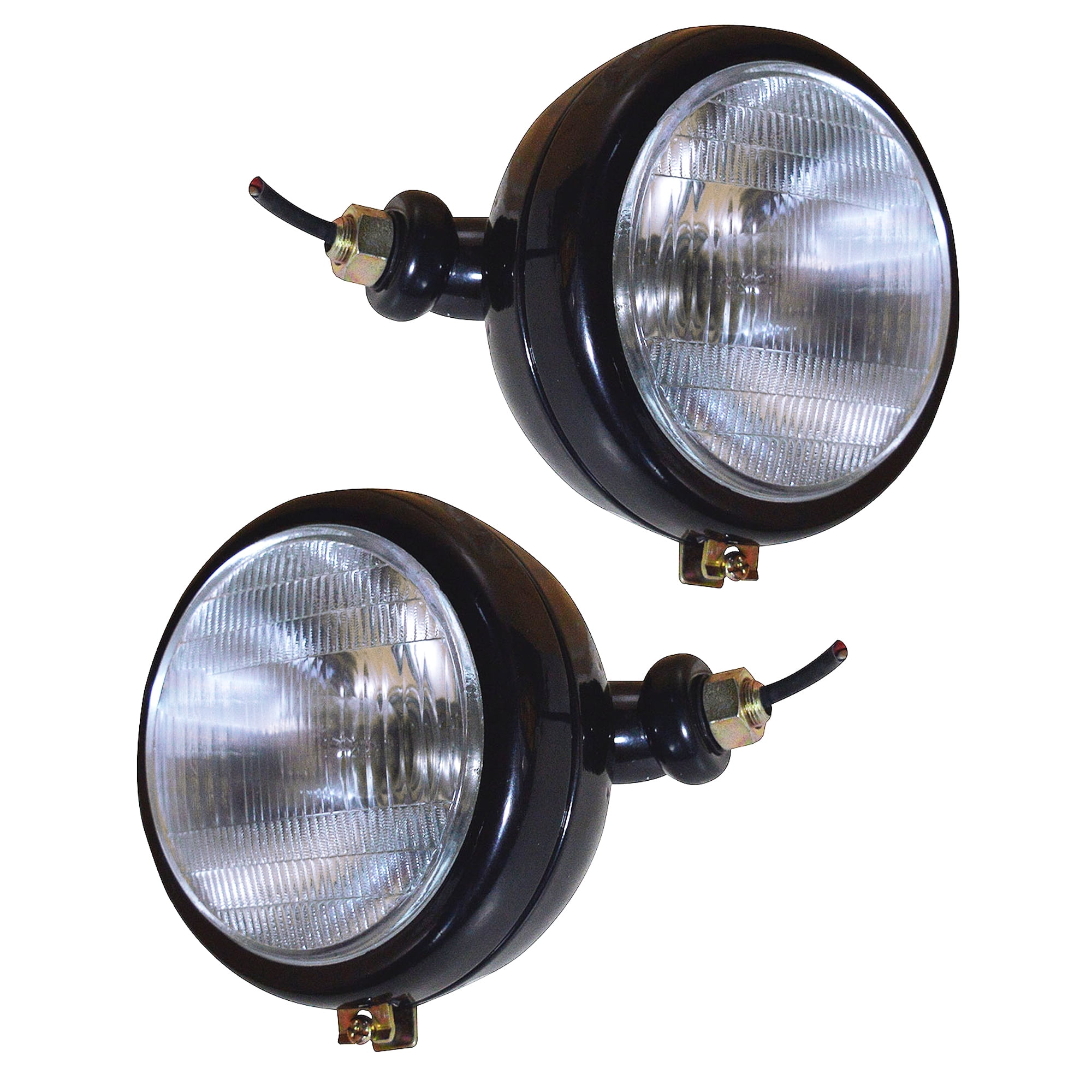 APSMOTIV Black Tractor lights Headlights Assemblies with 12v Bulbs ...
