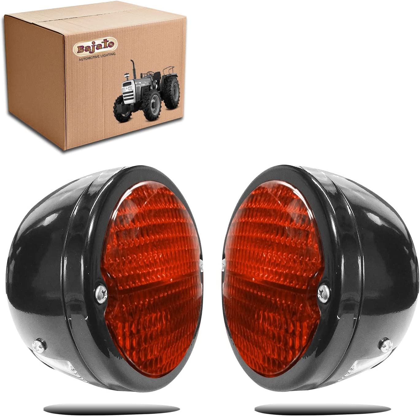 APSMOTIV Bullet Rear Tail Lights,Black Body, Black Ring Red Lens, for ...
