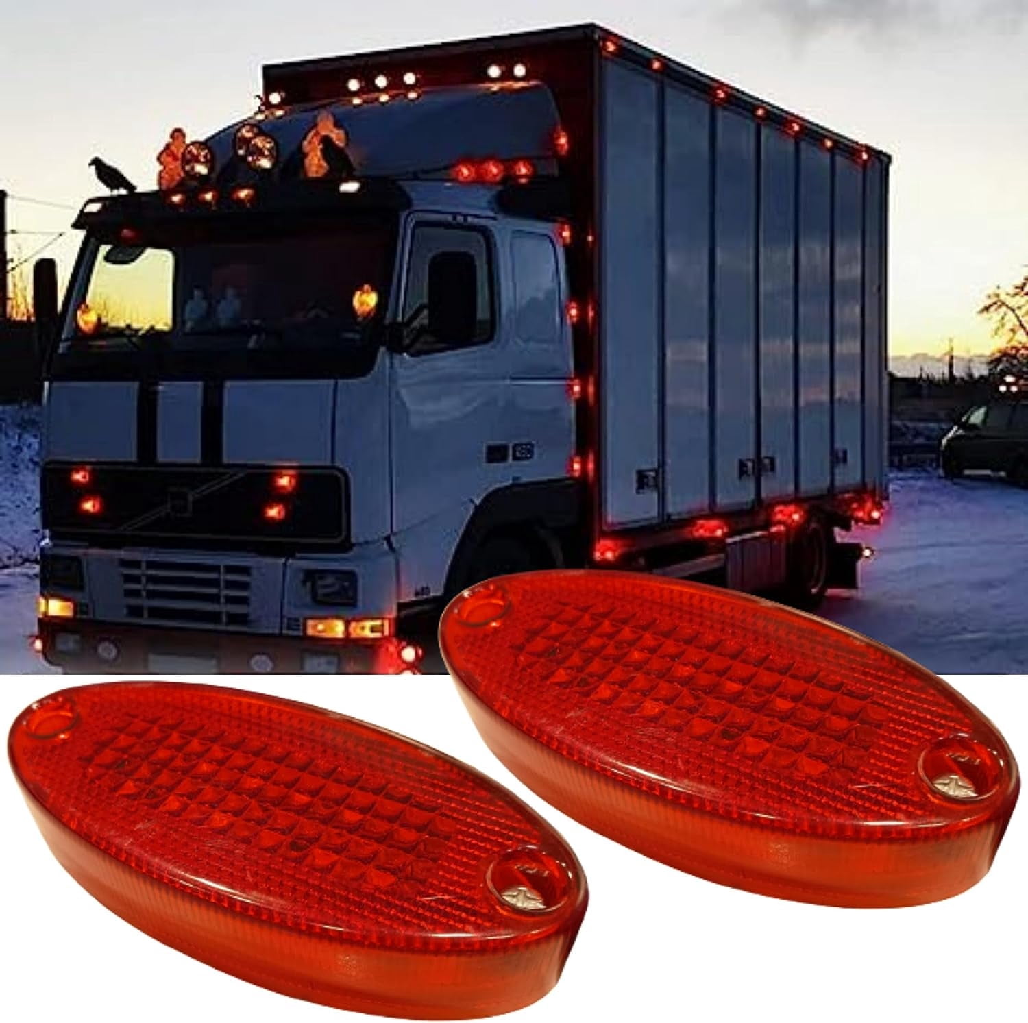 APSMOTIV LED Side Marker Lights for Trailers led marker lights trailer ...