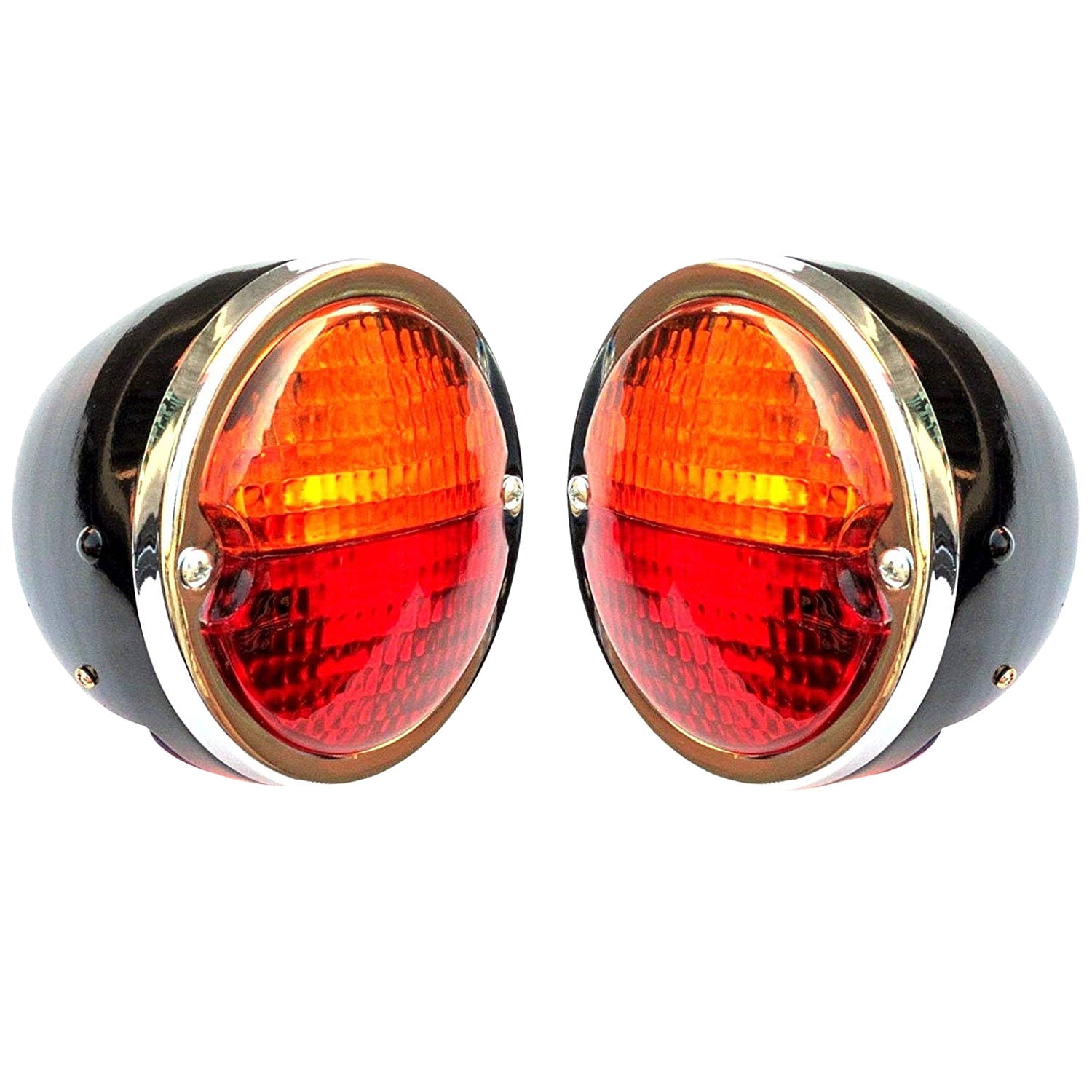 APSMOTIV Pair of Rear Lights Tail Lights Assemblies| Black Body ...