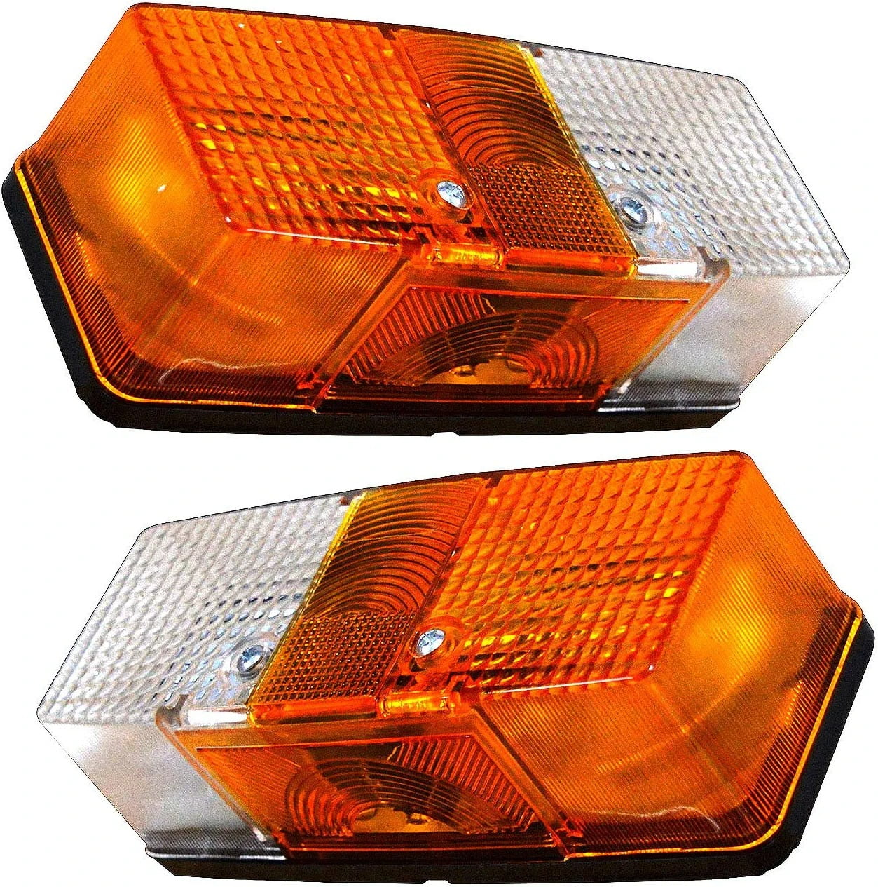 APSMOTIV Pair of Turn Signal Halogen Front Light fender lights with 12 ...