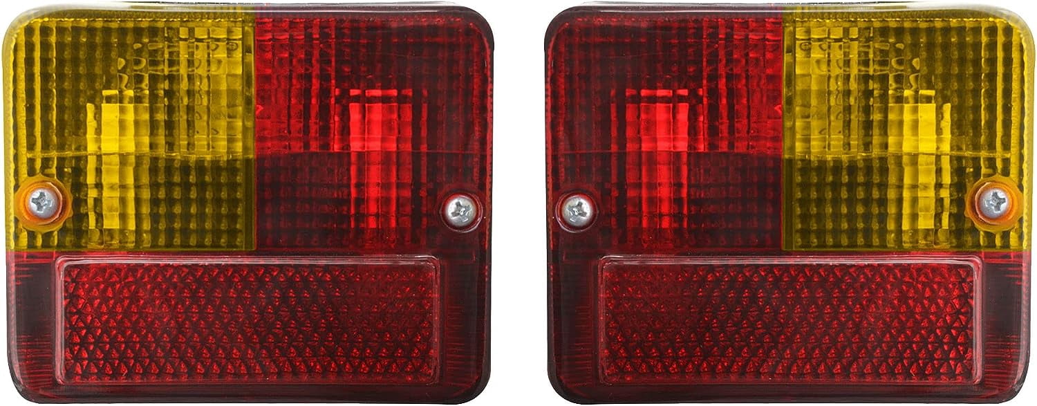 APSMOTIV Pair of Turn Signal Assembly Halogen Rear Combination Light ...
