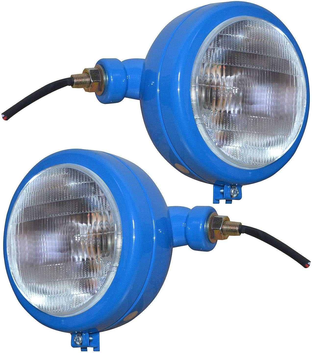 APSMOTIV Blue Tractor Headlights with 12v Bulbs Tractor Lights ...