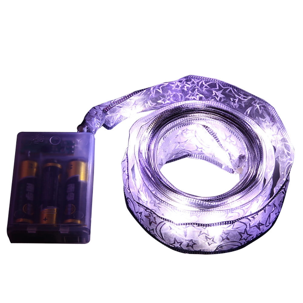 APSNB 40 LED Ribbon Window Curtain Lights String Lamp House Party Decor ...