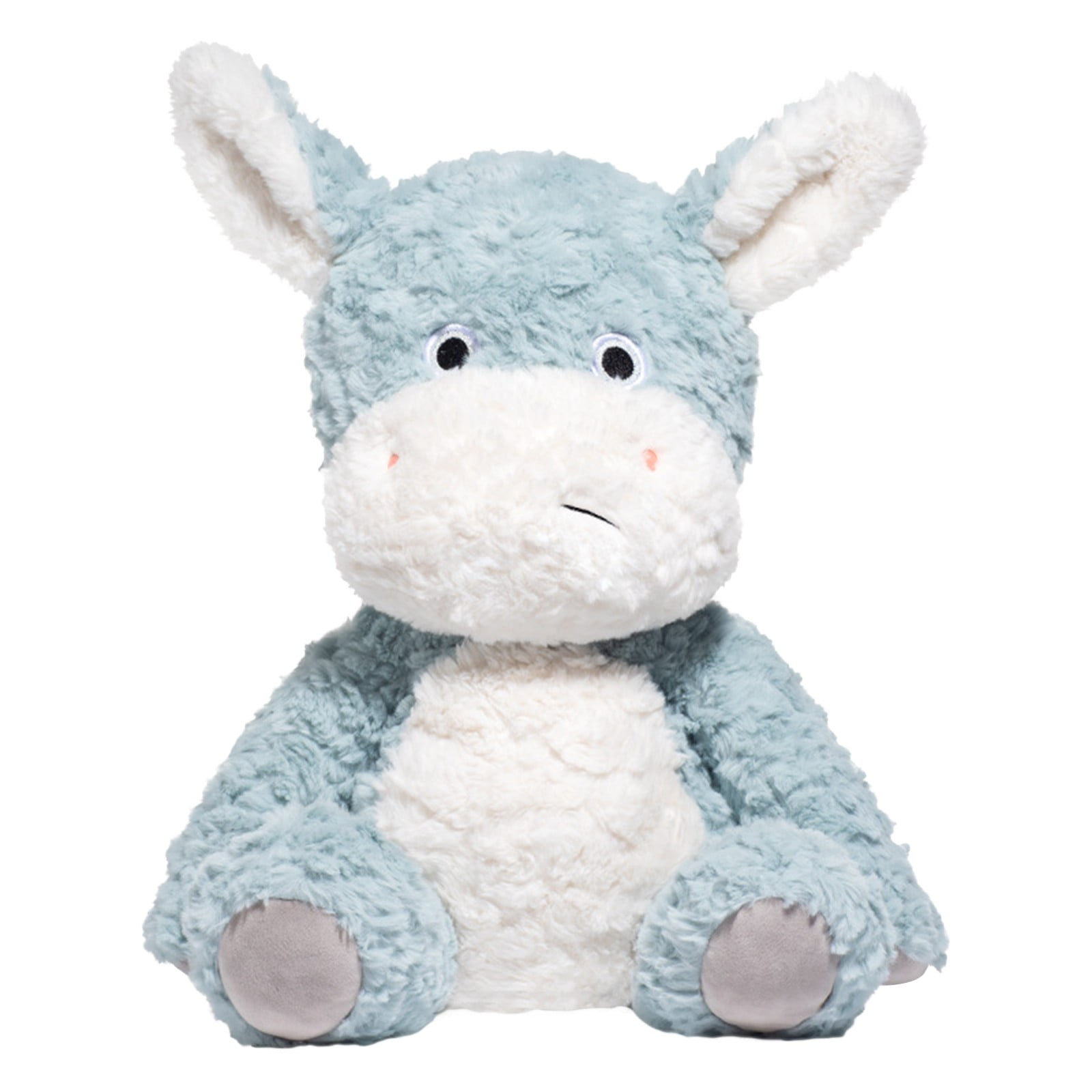 APSNB Adorable Plush Stuffed Animal Toy Soft Blue and White Donkey ...