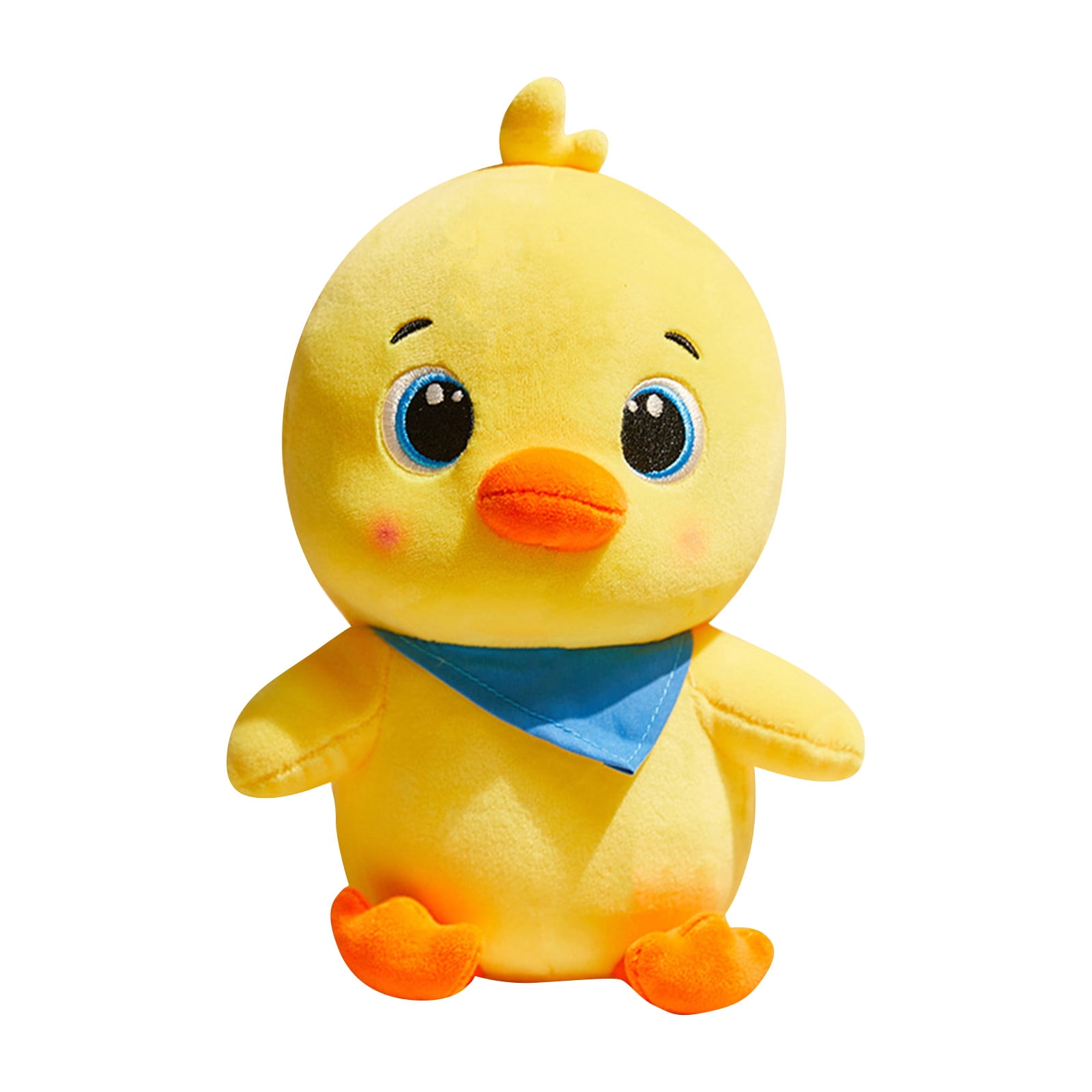 APSNB Adorable Yellow Duck Plush Toy with Blue Bandana Soft and Cuddly ...