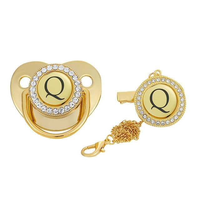 APSNB Baby Weaning Pacifier With 26 English Letters Baby Pacifier Toy ...