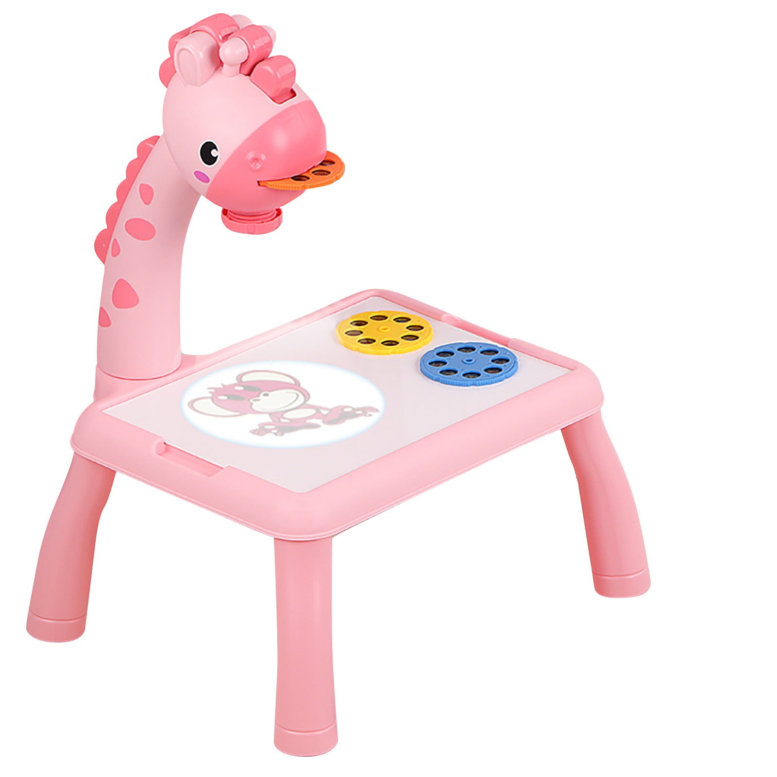 APSNB Children's Drawing Desk, With Projector, Educational Toy With 48 ...