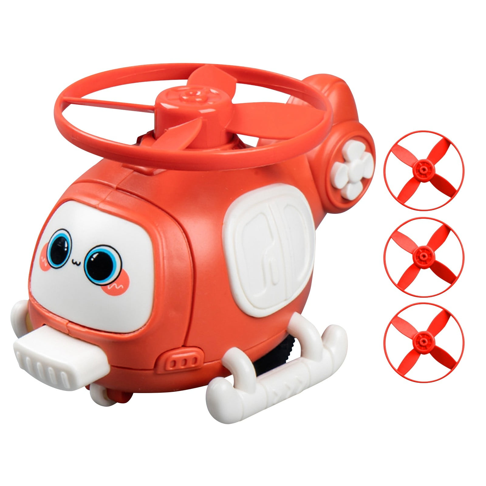 APSNB Children's Toy Car UFO Cartoon Airplane Toy Collision Helicopter ...