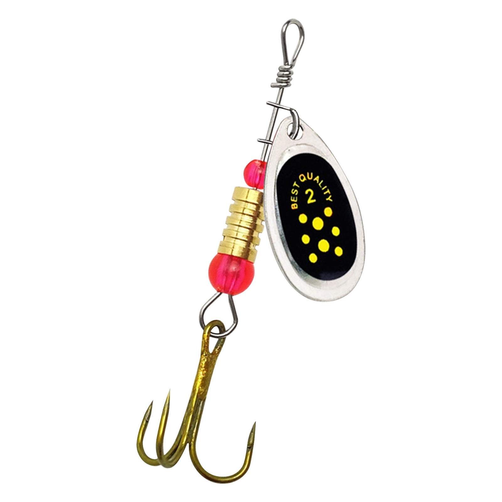 APSNB Deadly Rooster Tail Fish Fake Fish - Trout Fake Fish With Brass ...