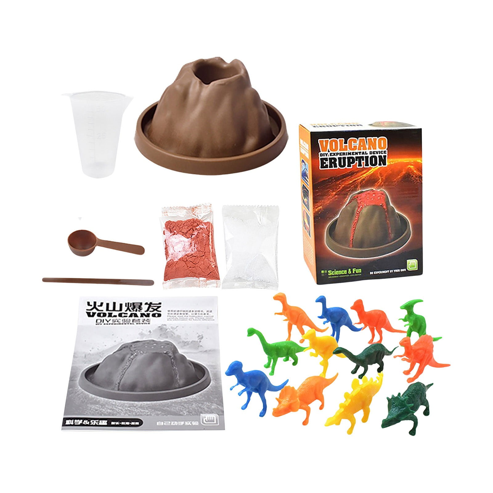 APSNB Educational DIY Volcano Eruption Science Kit for Kids Hands-On ...