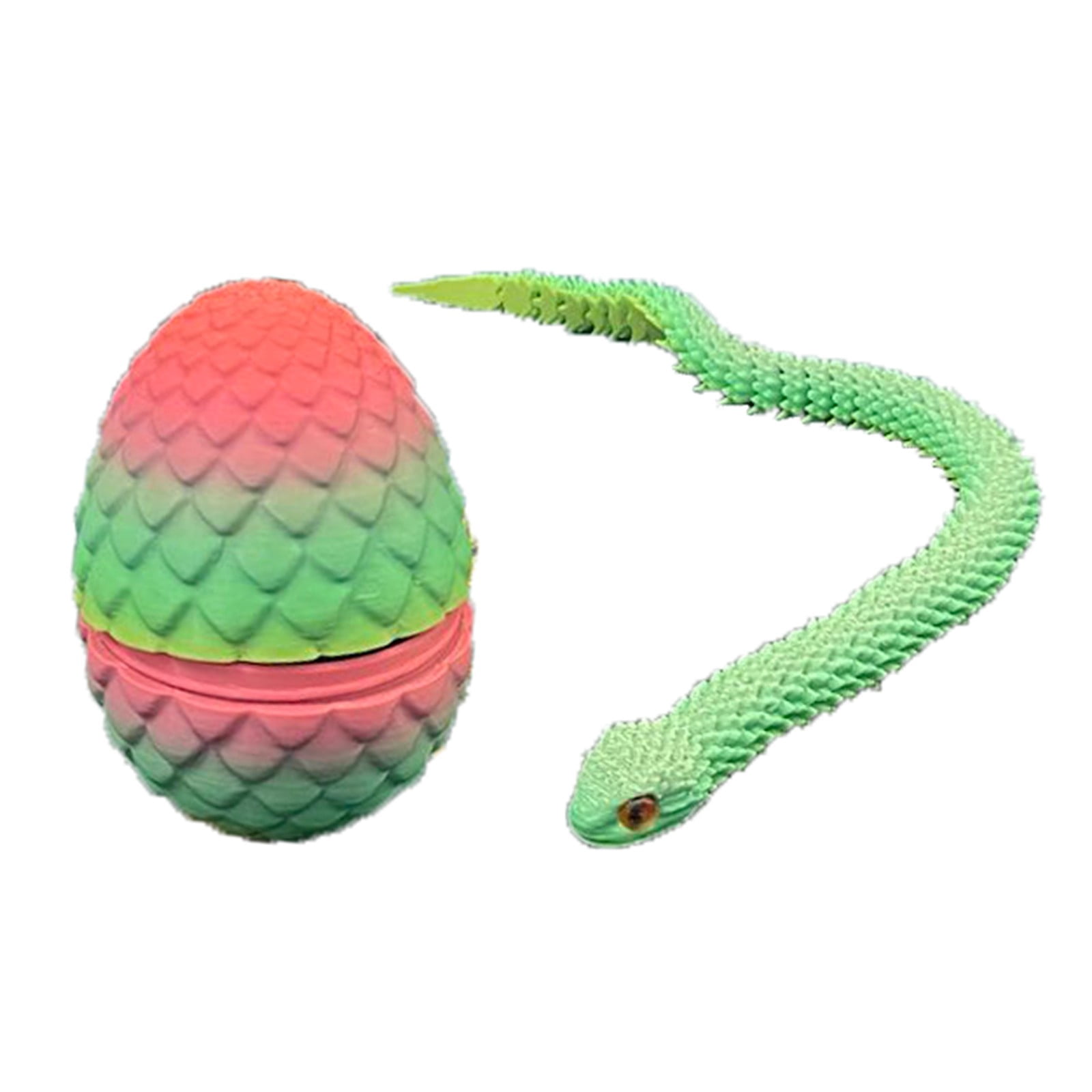 APSNB Fantasy Dragon Egg and Serpent Figurine Set Intricately Detailed ...