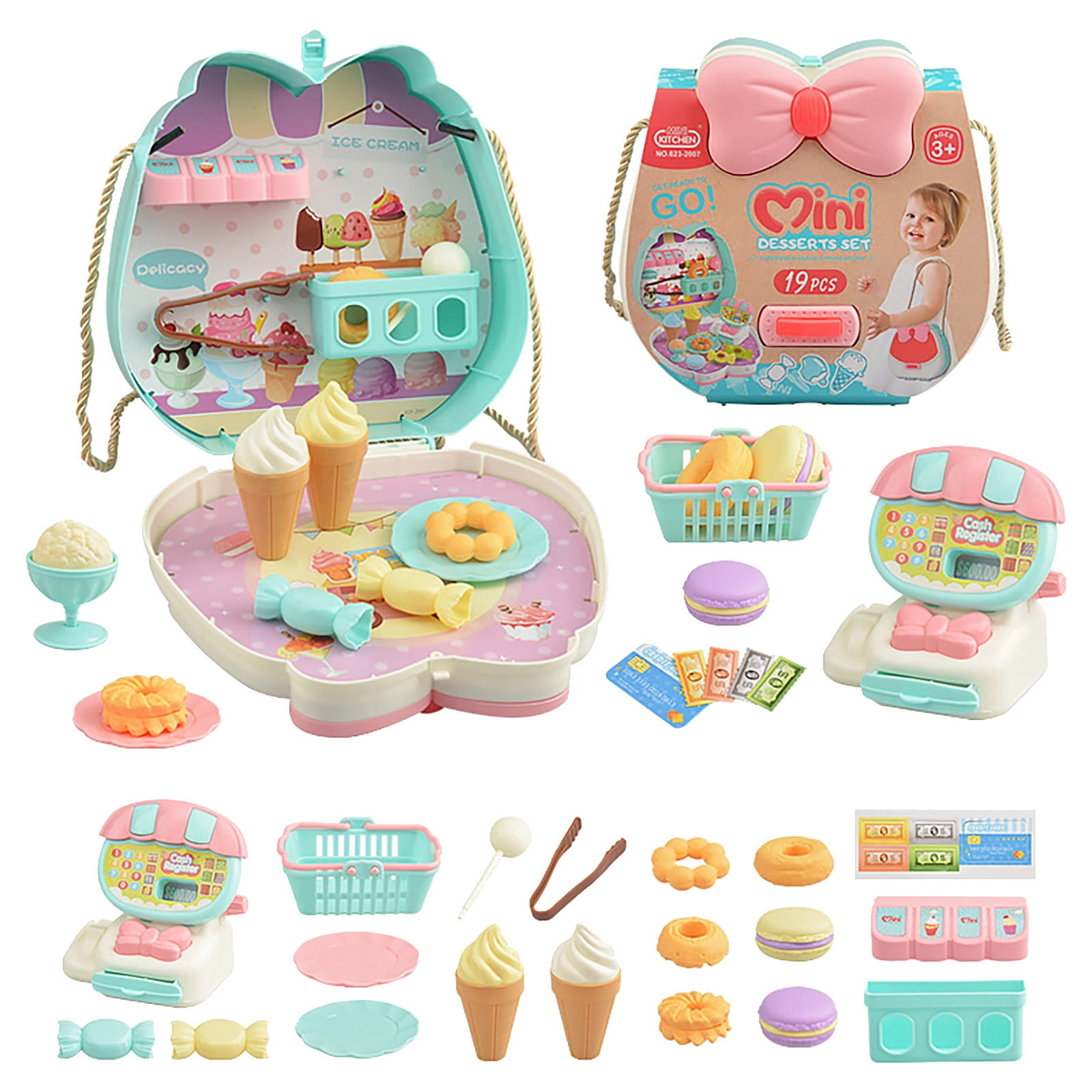 APSNB Girl Play House Toy Set Simulation Satchel Medicinel Equipment ...