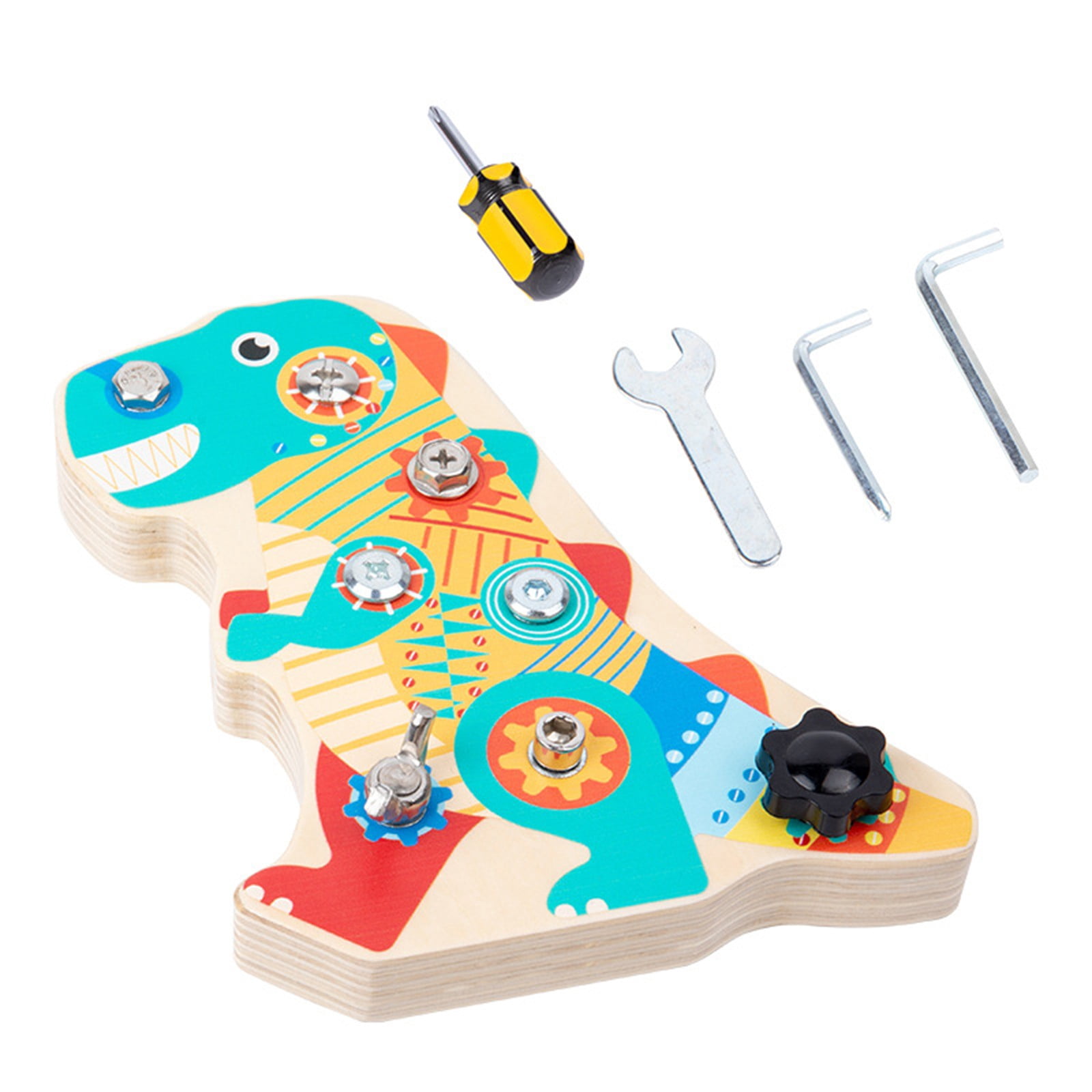 APSNB Hot New Early Education Children Screw Wooden Nut Disassembly ...