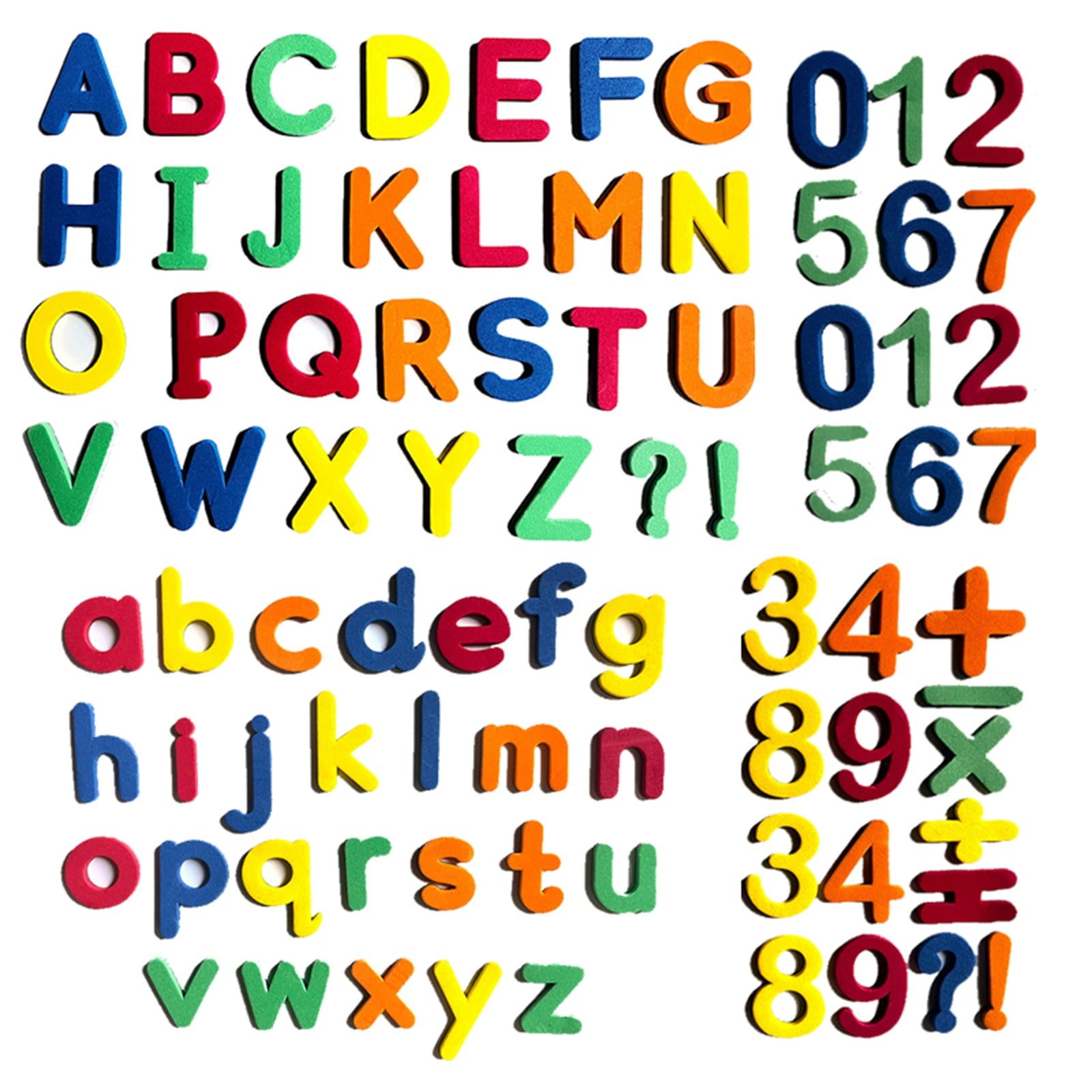 APSNB Magnetic Alphabet Letters Fridge Stickers Colorful Magnetic ...