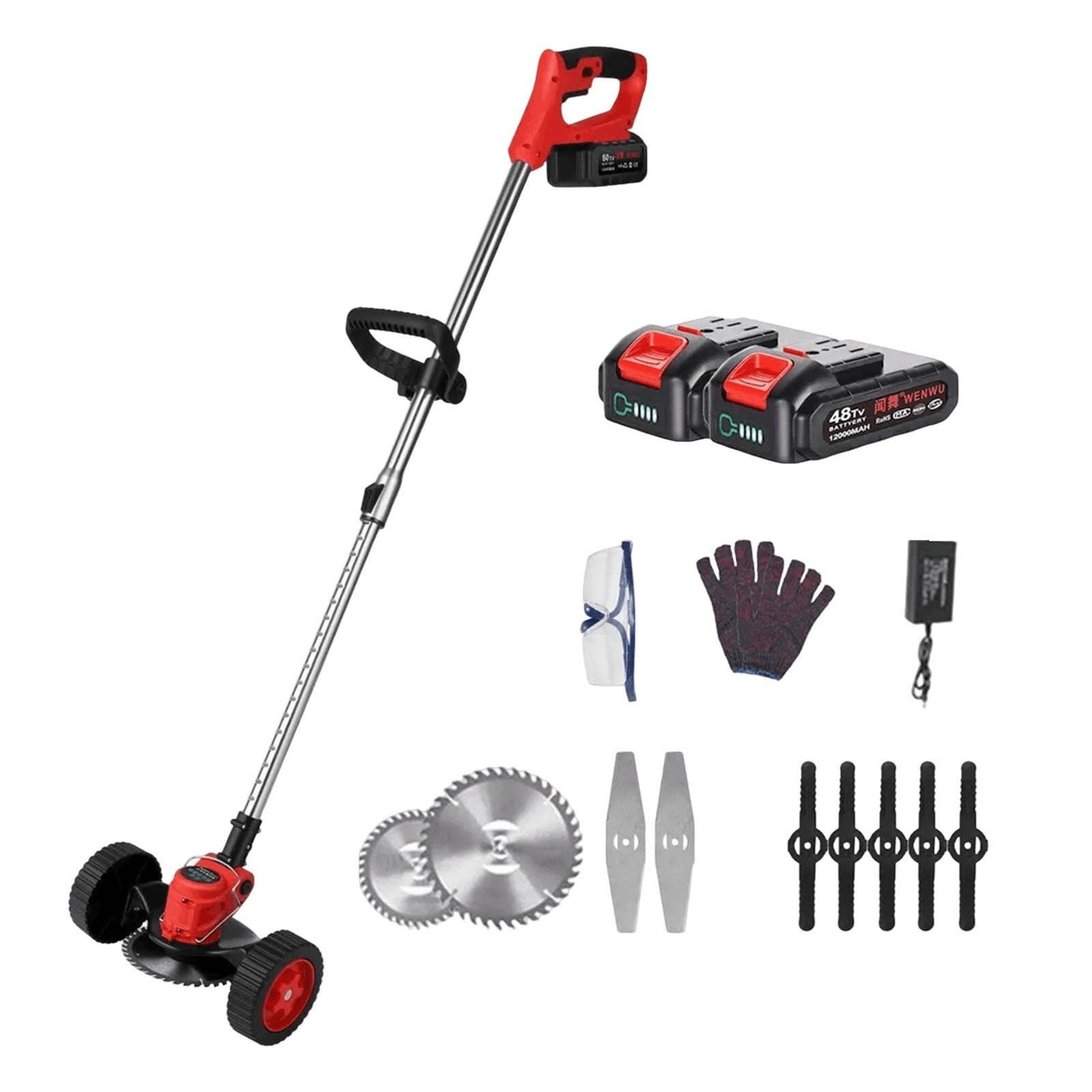 APSNB Multi-function Lithium Battery Weeder Household Wireless Electric ...