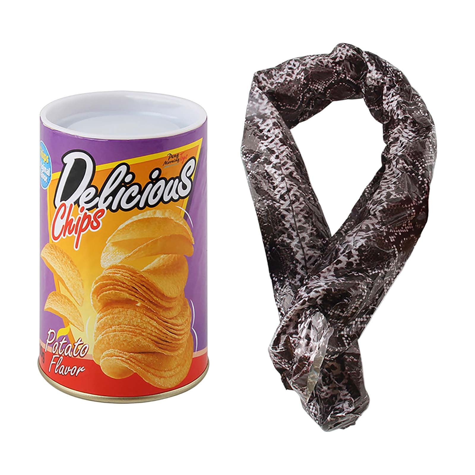 APSNB Potato Chip Bouncing Snake April- Fools' Day Gift Prank Startled ...