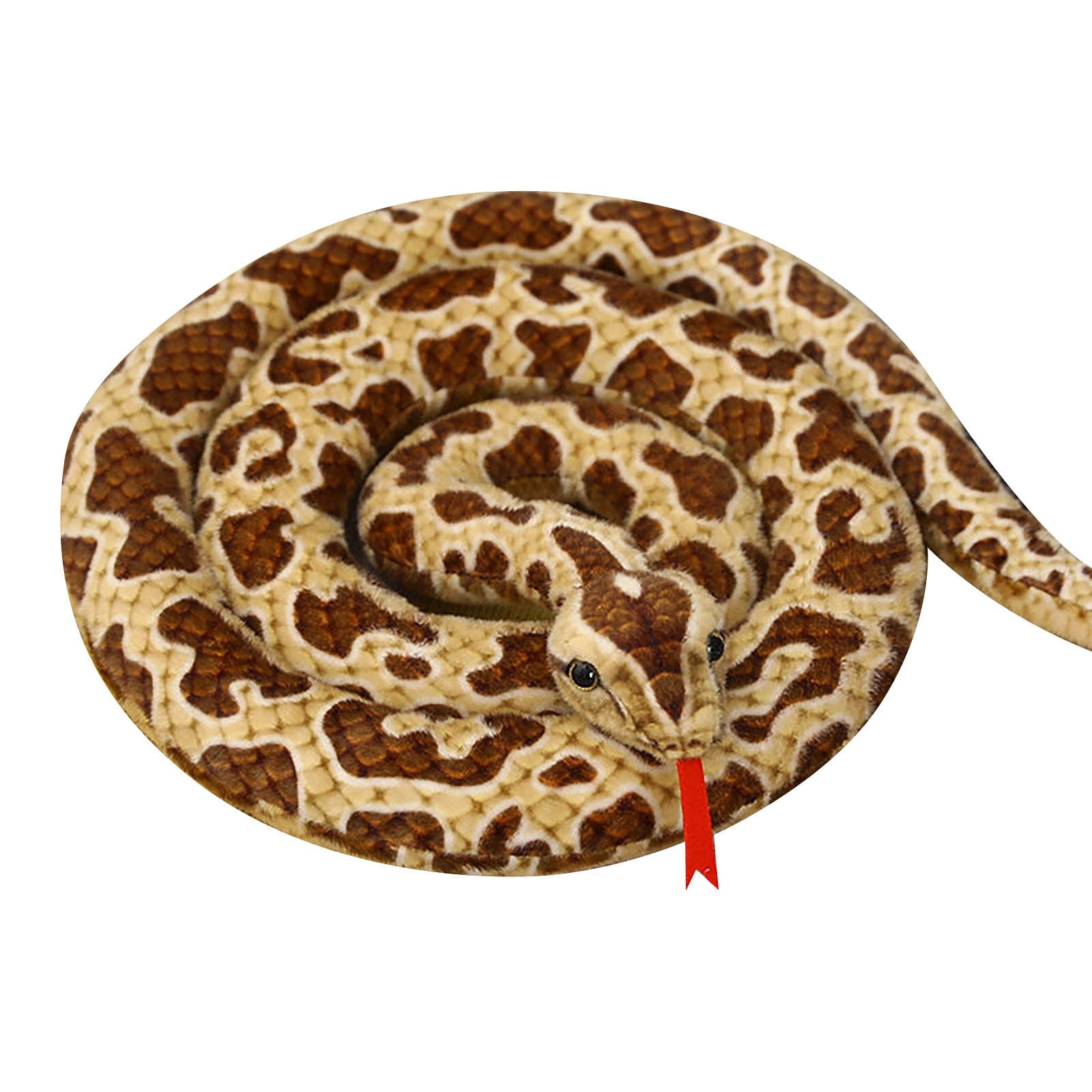 APSNB Realistic Plush Snake Toy Soft Stuffed Animal Python for Kids and ...