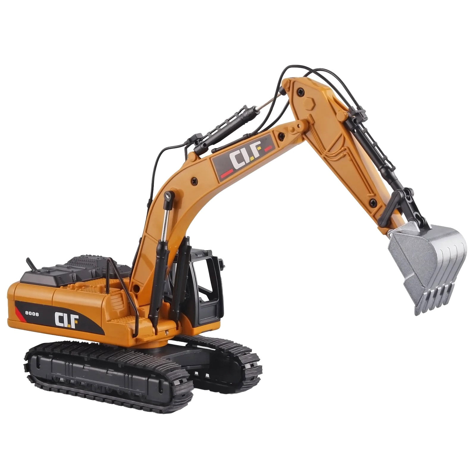 APSNB Remote Control Excavator Toy, 1:14 Scale RC Construction Vehicle ...