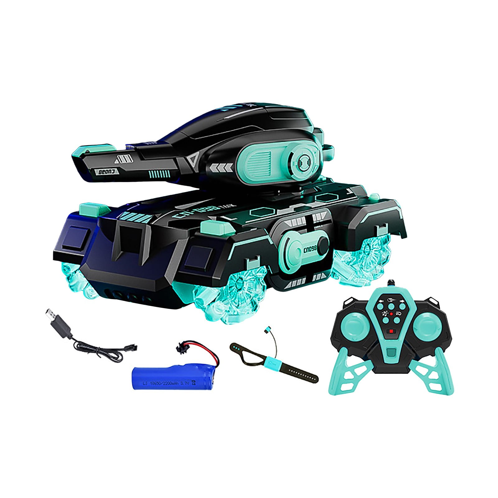 APSNB Remote Control Tank Car Toy with 360-Degree Rotation ...