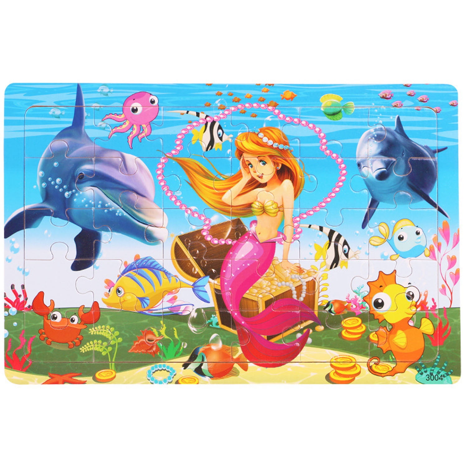 APSNB Set of 12 Colorful Educational Jigsaw Puzzles for Kids Fun ...