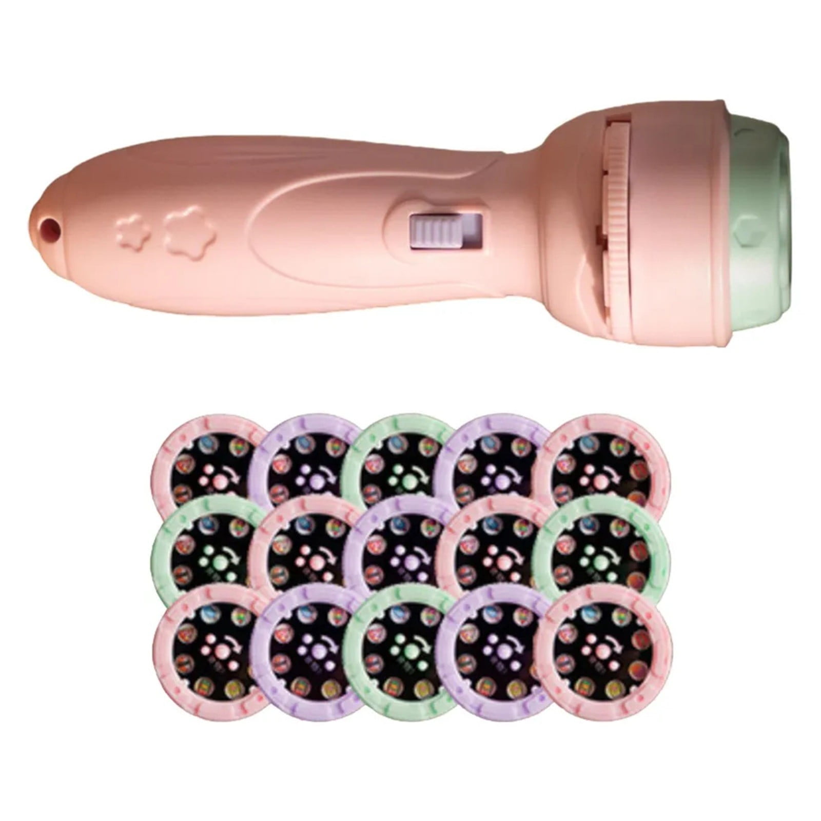 APSNB Slide Projector Flashlight Projection Light Toy Slide Flashlight ...