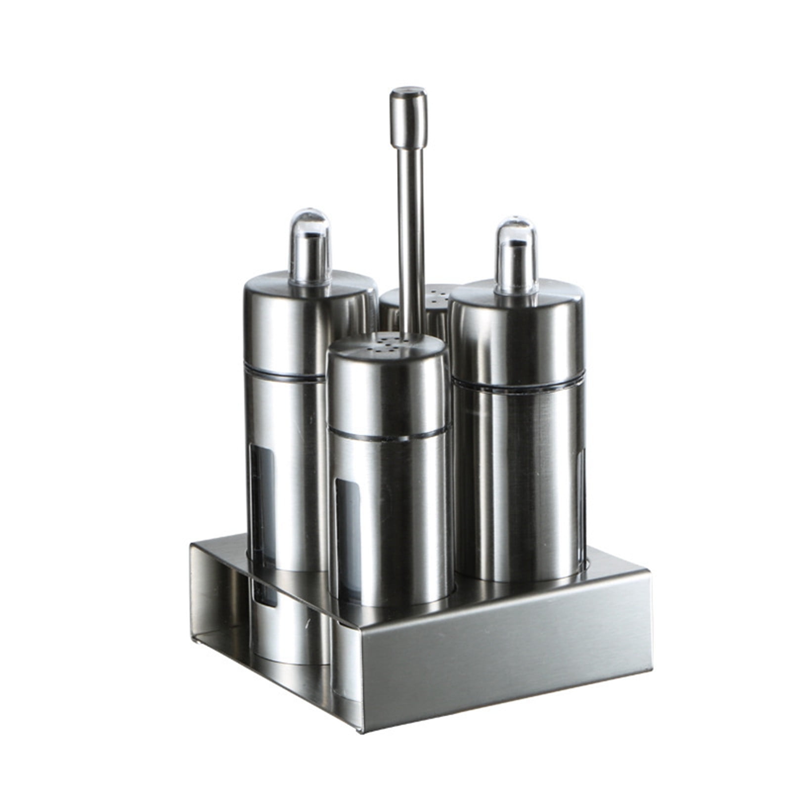APSNB Stainless Steel And Acrylic Oil And Vinegar Dispenser Bottles ...