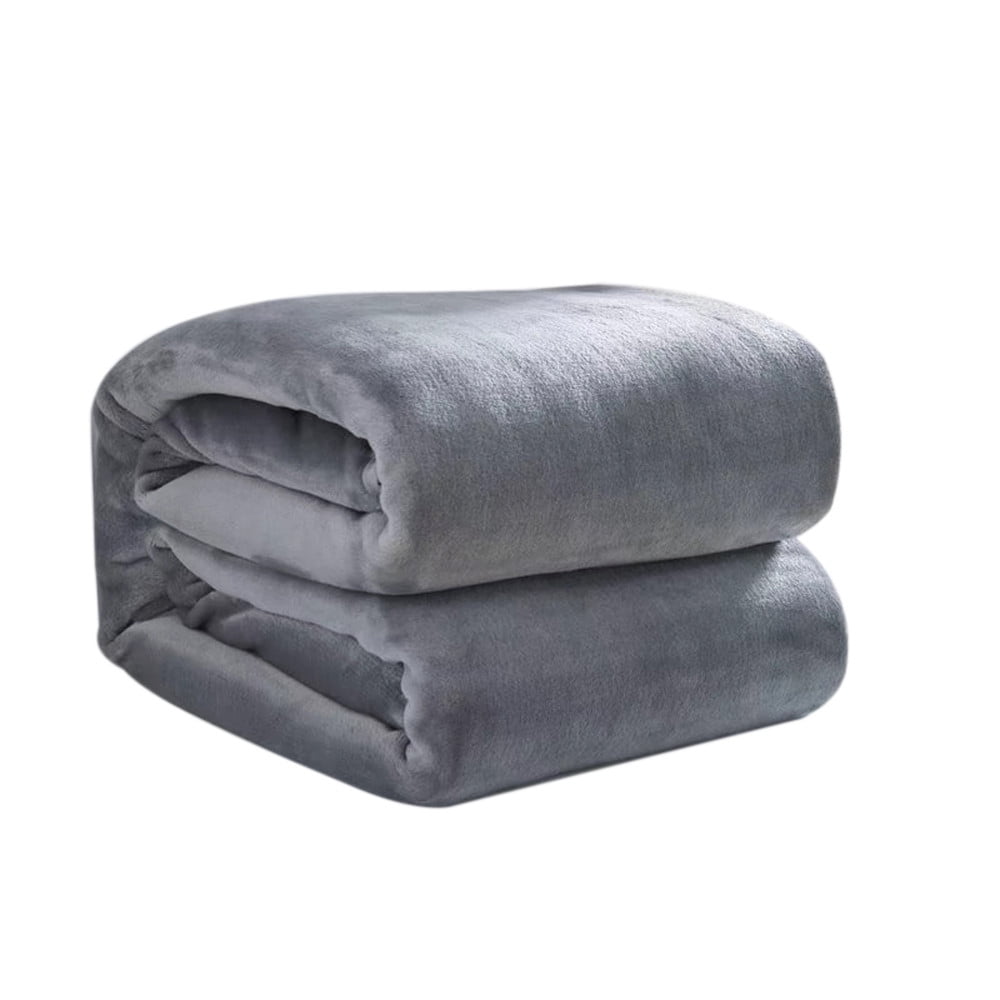 APSNB Super Soft Warm Solid Warm Micro Plush Fleece Blanket Throw Rug ...