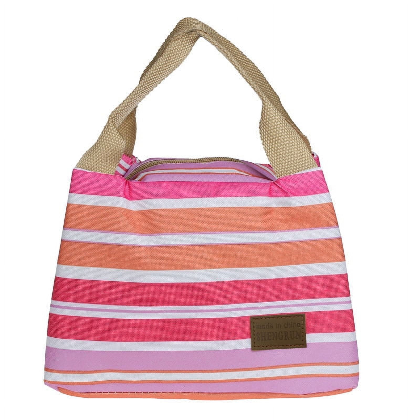 APSNB Thermal Insulated Lunch Box Tote Cooler Zipper Bag Bento Lunch ...