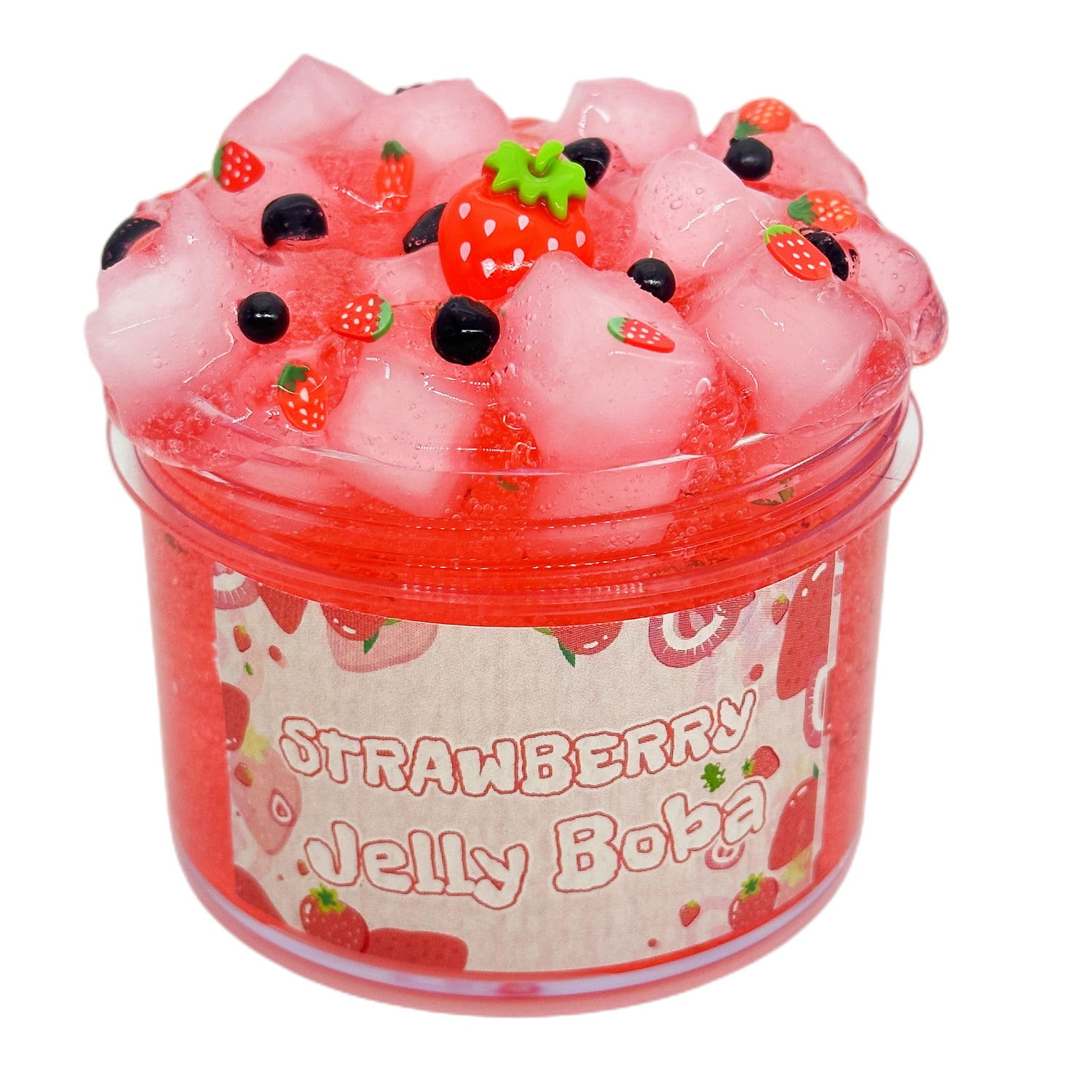 APSNB Watermelon Jelly Boba Slime Scented, Stretchy, and Non-Sticky for ...