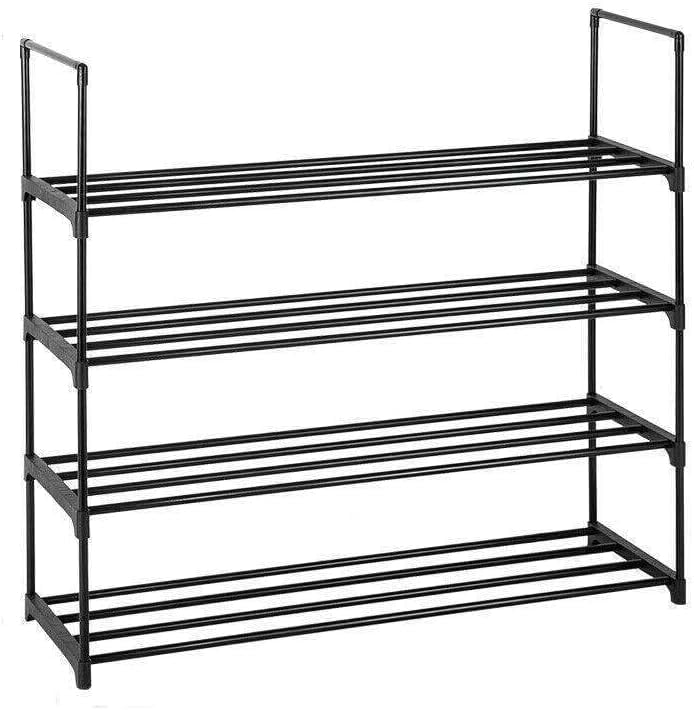 APSU 4 Tier Metal Shoe Rack Shelf Standing Storage Organizer Holder ...