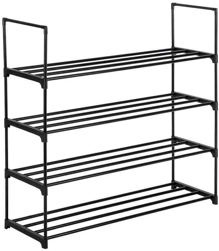 APSU 4-Tier Shoe Rack Shoe Tower Shelf Storage Organizer Cabinet Holds ...