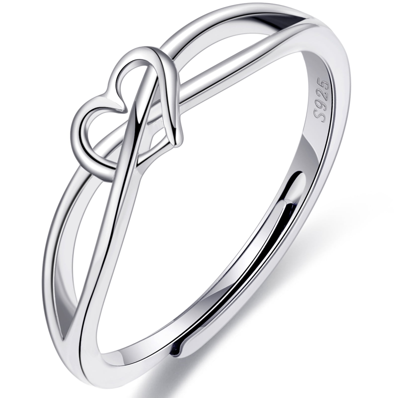 APSVO Adjustable 6-10 Size 925 Sterling Silver Rings for Women Thumb ...