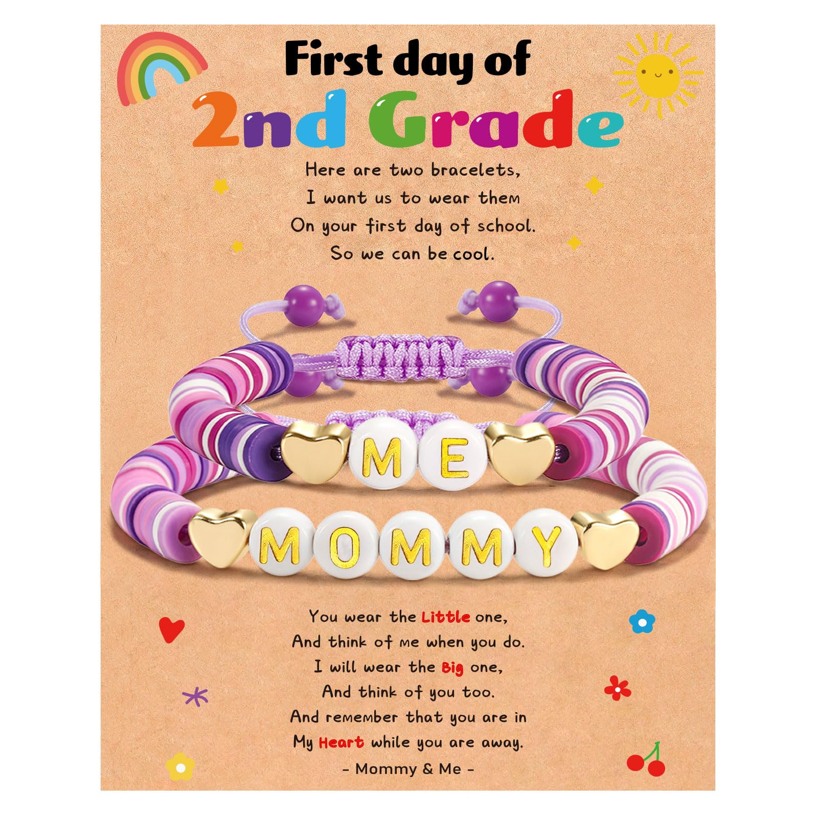 APSVO First Day of School Bracelet Mommy and Me Back to School ...
