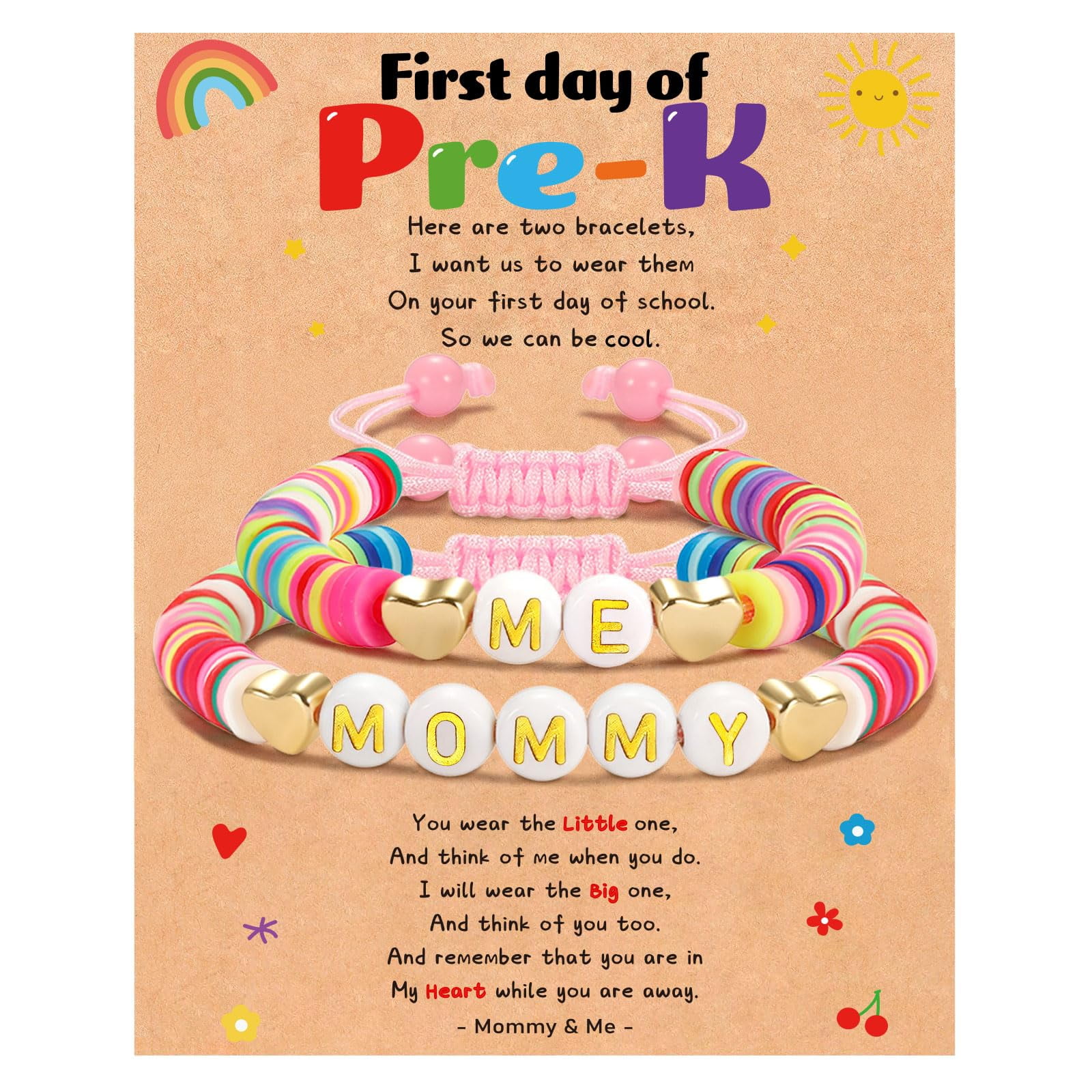 APSVO First Day of School Bracelet Mommy and Me Back to School ...