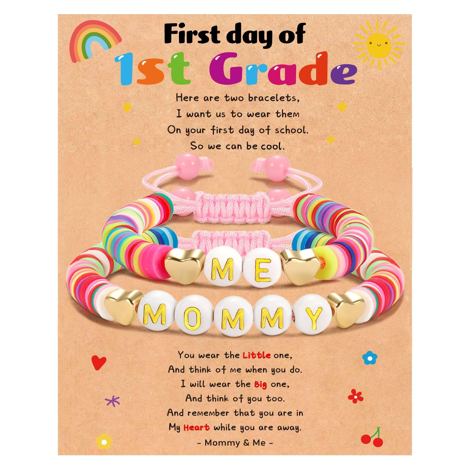 APSVO First Day of School Bracelet Mommy and Me Back to School ...