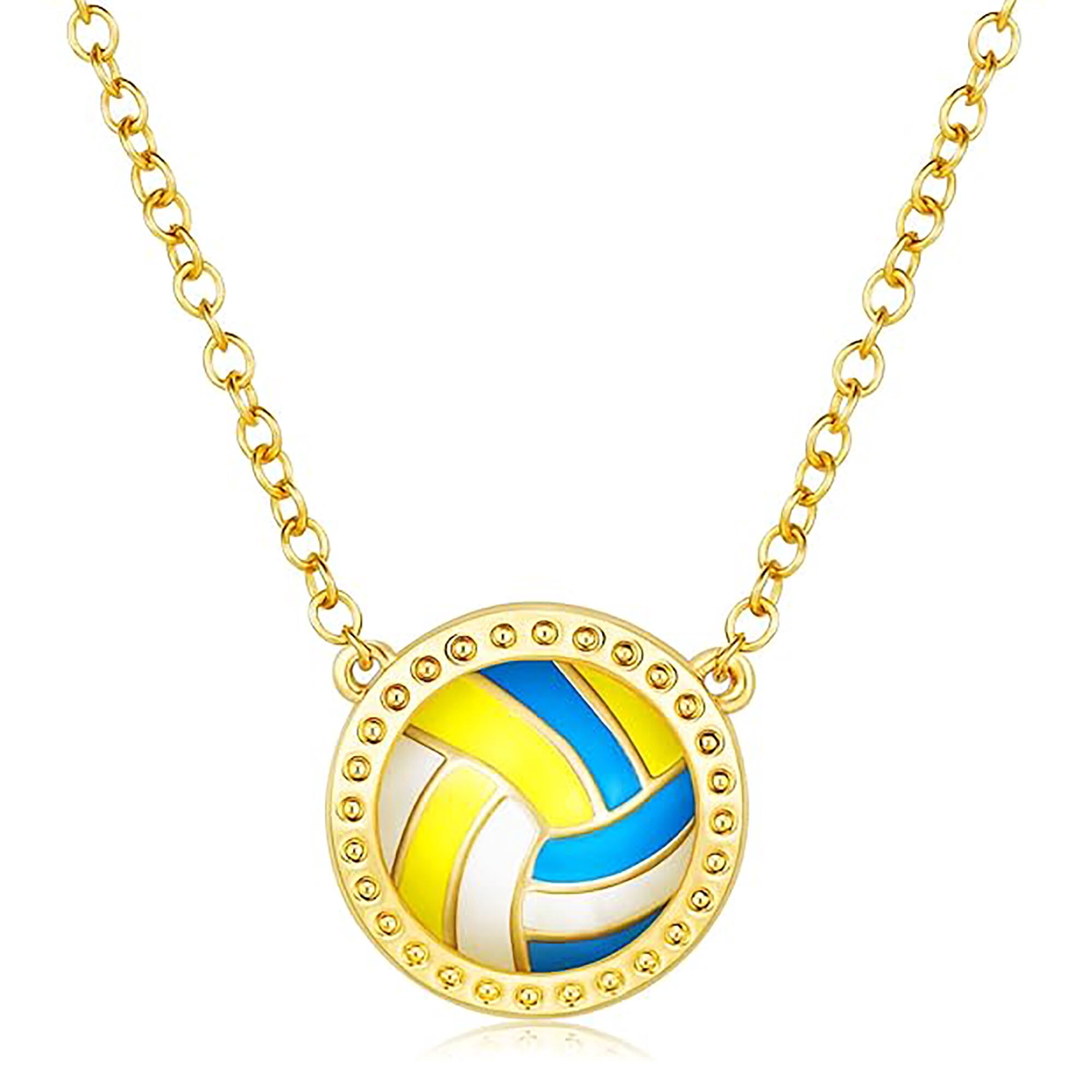 APSVO Gold Plated Sports Pendant Necklaces for Women Girls Mom ...