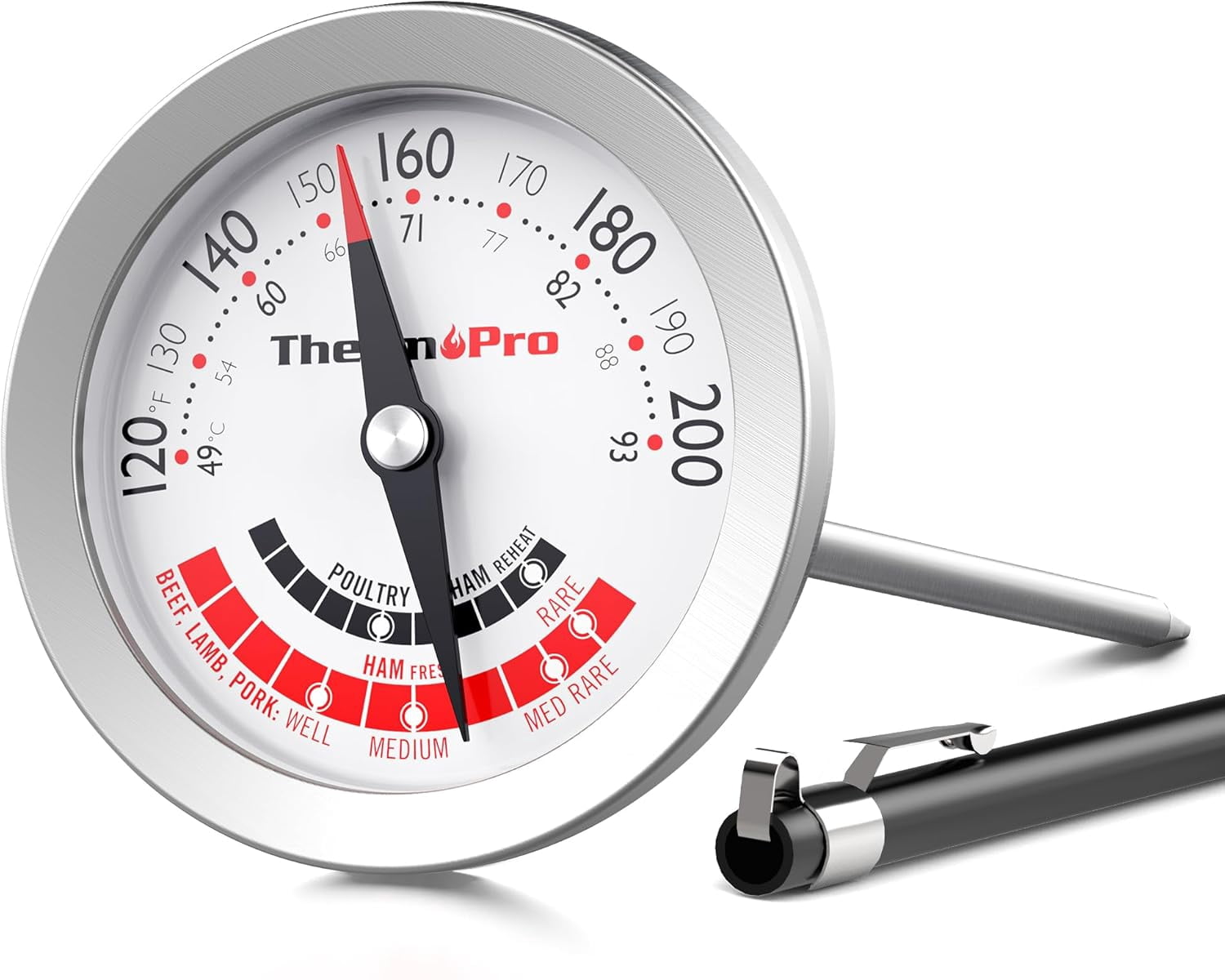 APT200 Meat Thermometer for Cooking with Extra-Large 2-Inch Dial ...