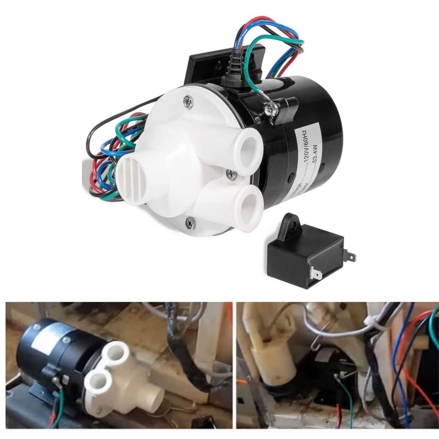 APTA92P10WD1 Water Pump Motor Assembly for Hoshizaki Ice Machine KM-450 ...