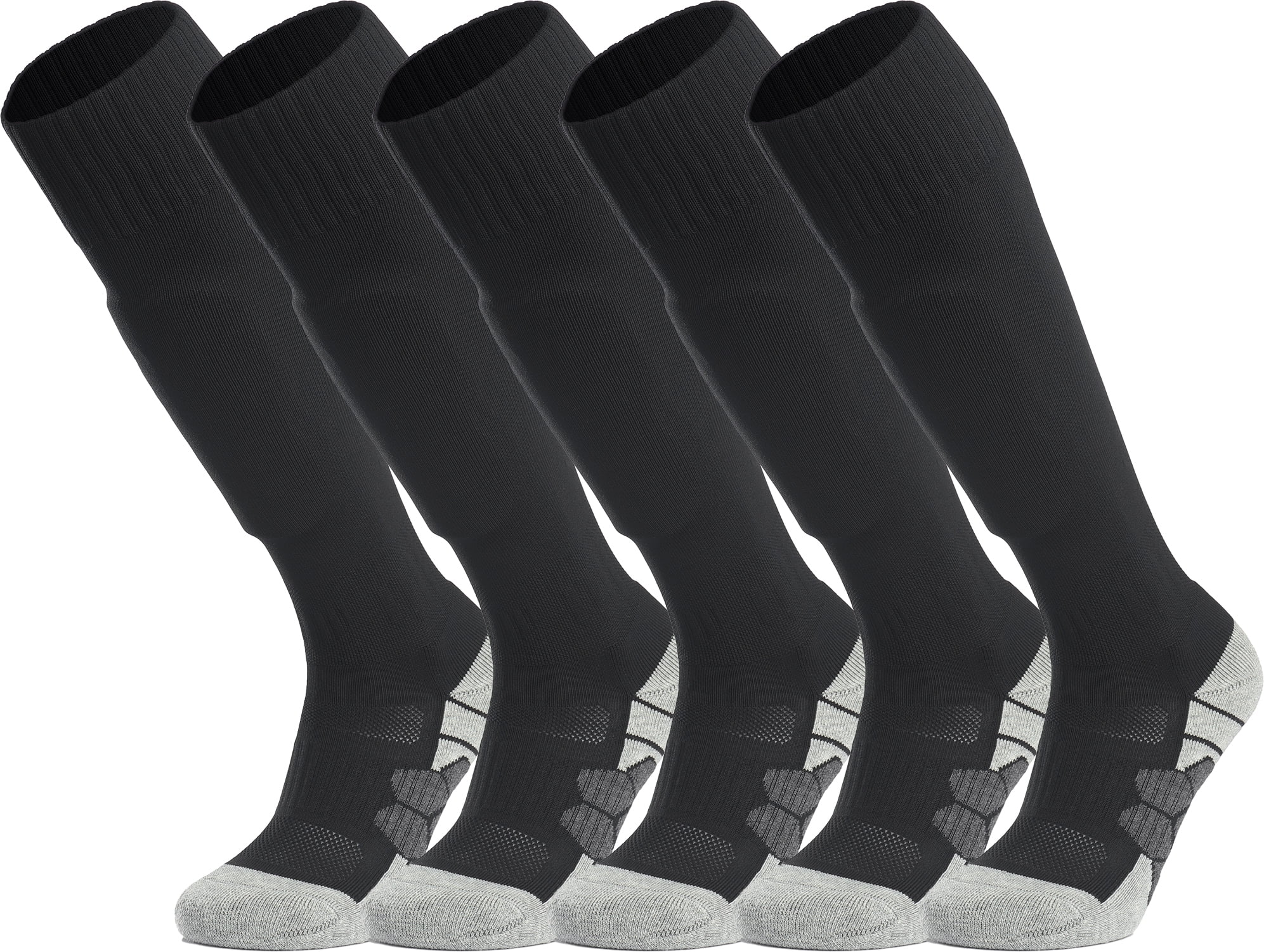 APTESOL Knee High Soccer Socks Team Sport Cushion Socks for Boys Girls ...