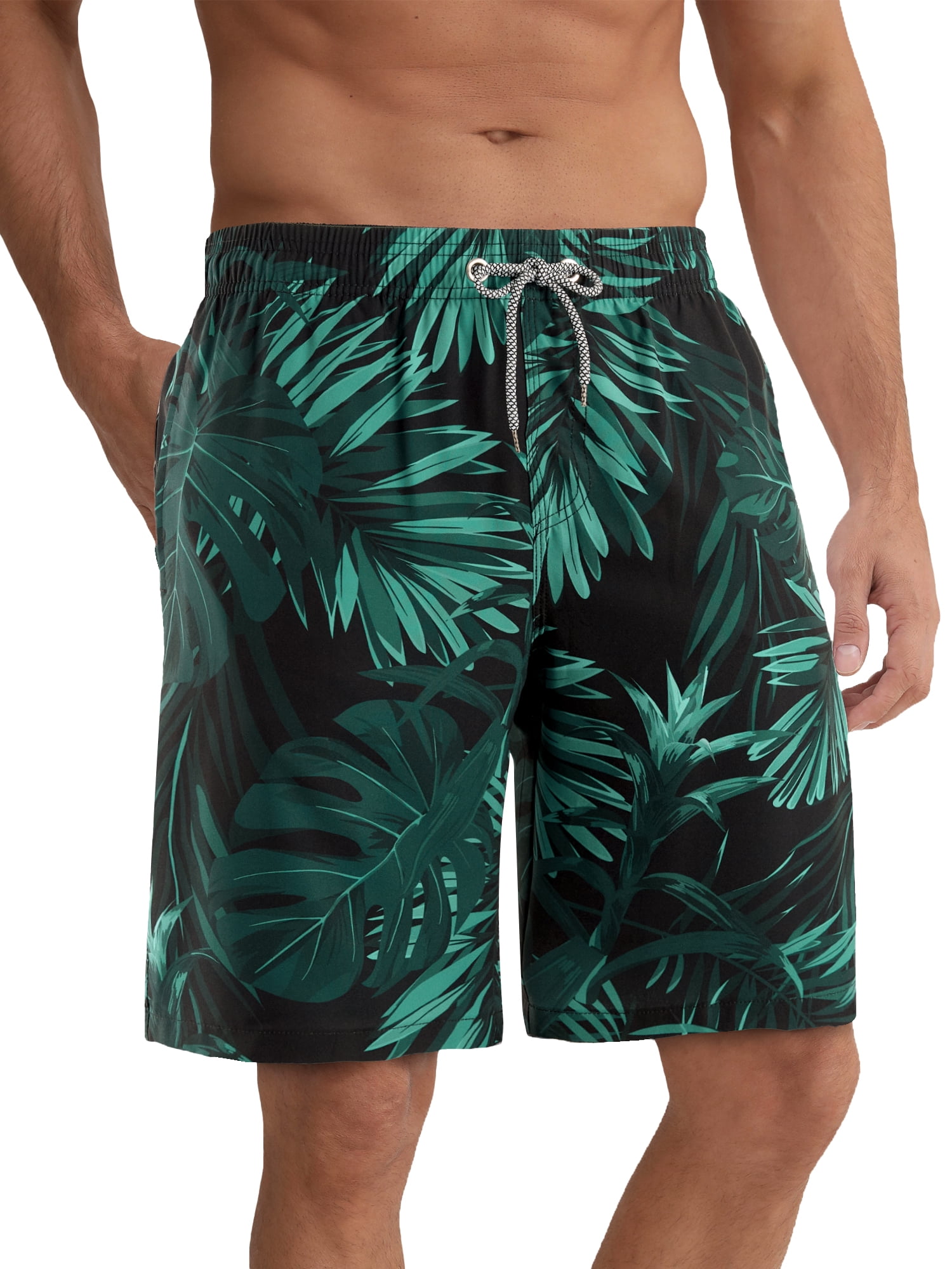 APTRO Mens Swim Trunks 9'' Mesh Liner Quick Dry Swim Shorts Board ...