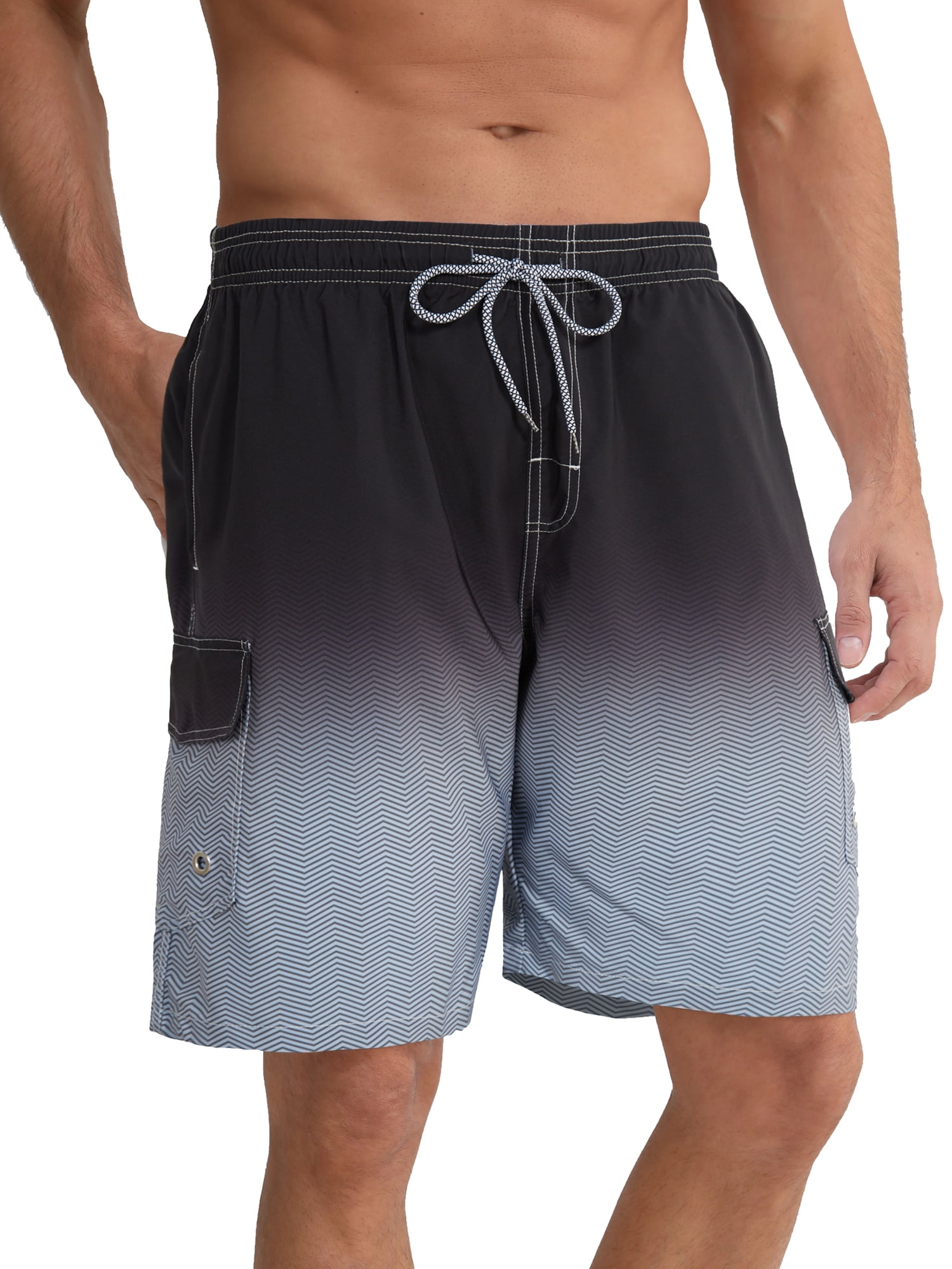 APTRO Mens Swim Trunks Mesh Liner Swimming Shorts Board Shorts Quick ...