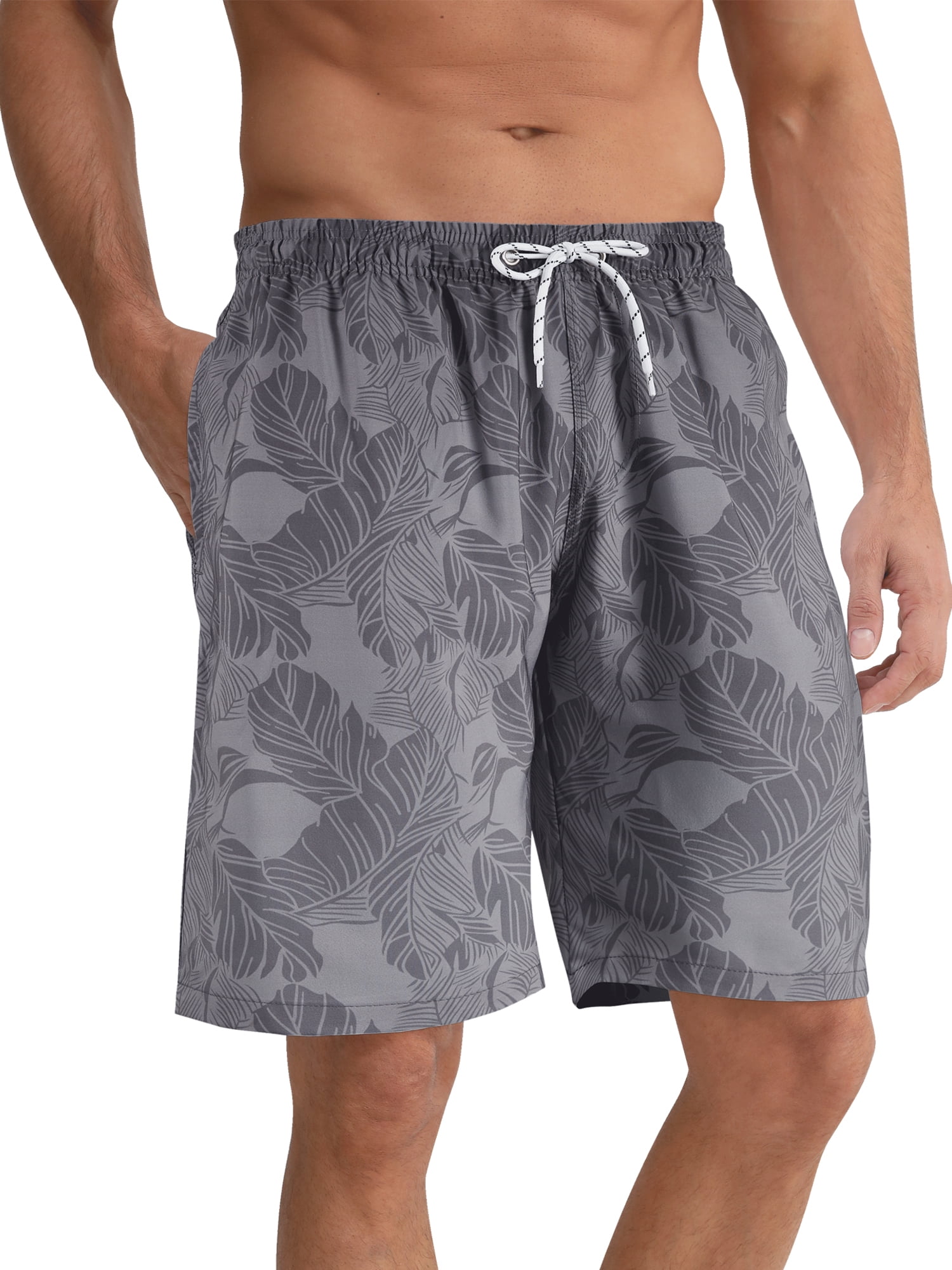 APTRO Men's Quick Dry Swim Trunks with Mesh Lining, Drawstring Waist ...