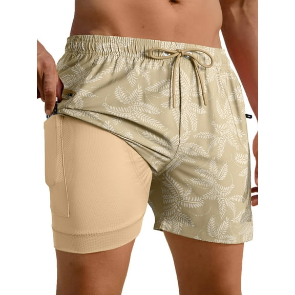 ANFERRY Mens Swim Trunks Quick Dry Swim Board Shorts Beach Short with ...