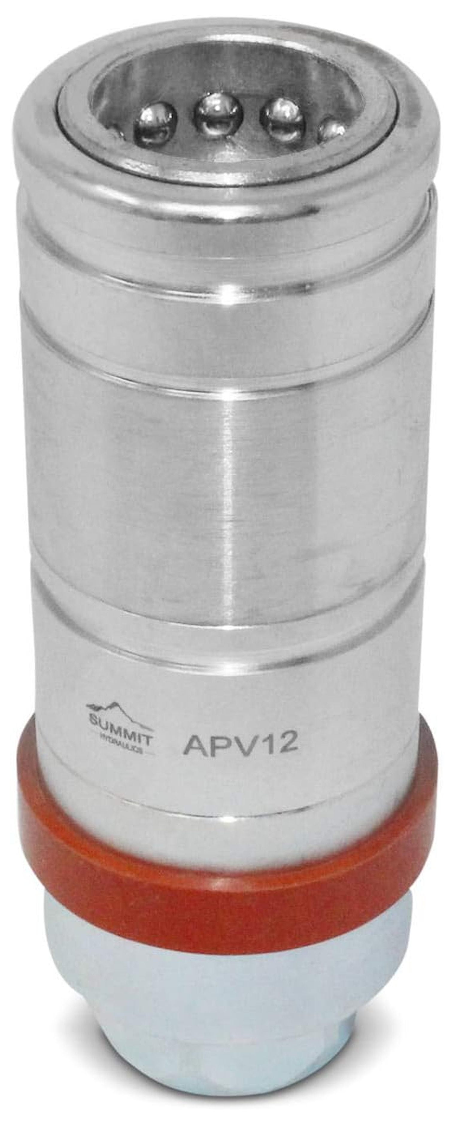 APV12-08S Hydraulic Female Coupler Push Pull Connect Under Pressure SAE ...