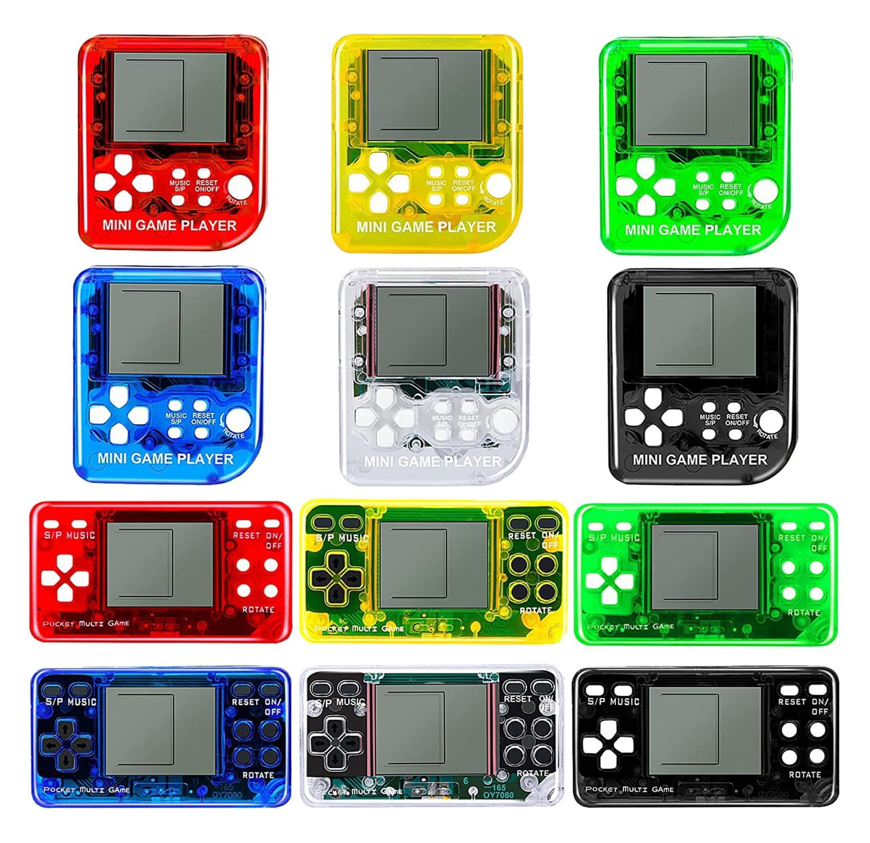 APZ 12 PCS Video Game Party Favors for Kids,Arcade Video Game Keychain ...