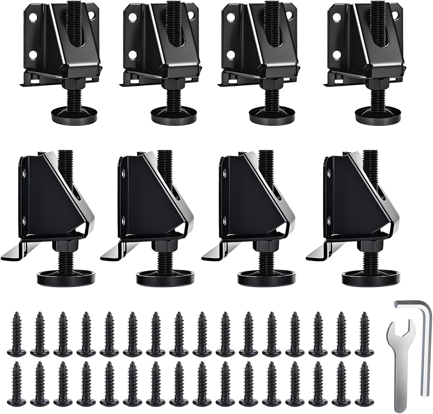 AQ Heavy Duty Leveling Feet, 8 Pack Adjustable Furniture Levelers with ...