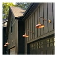 AQ Lighting Solid Raw Copper LED Gooseneck Barn Light, Weatherproof ...